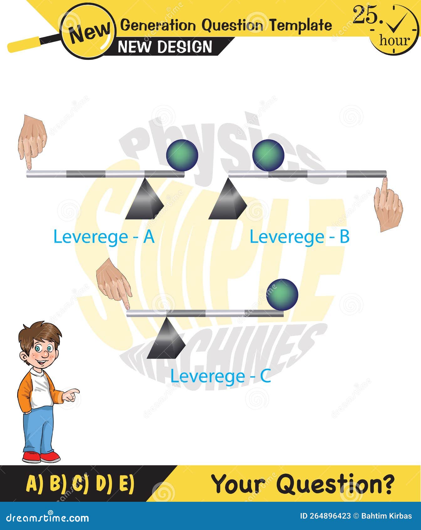 Physics, Lever Examples Vector Illustration, Simple Machines, Next ...