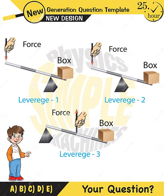 Physics, Lever Examples Vector Illustration, Simple Machines, Next ...