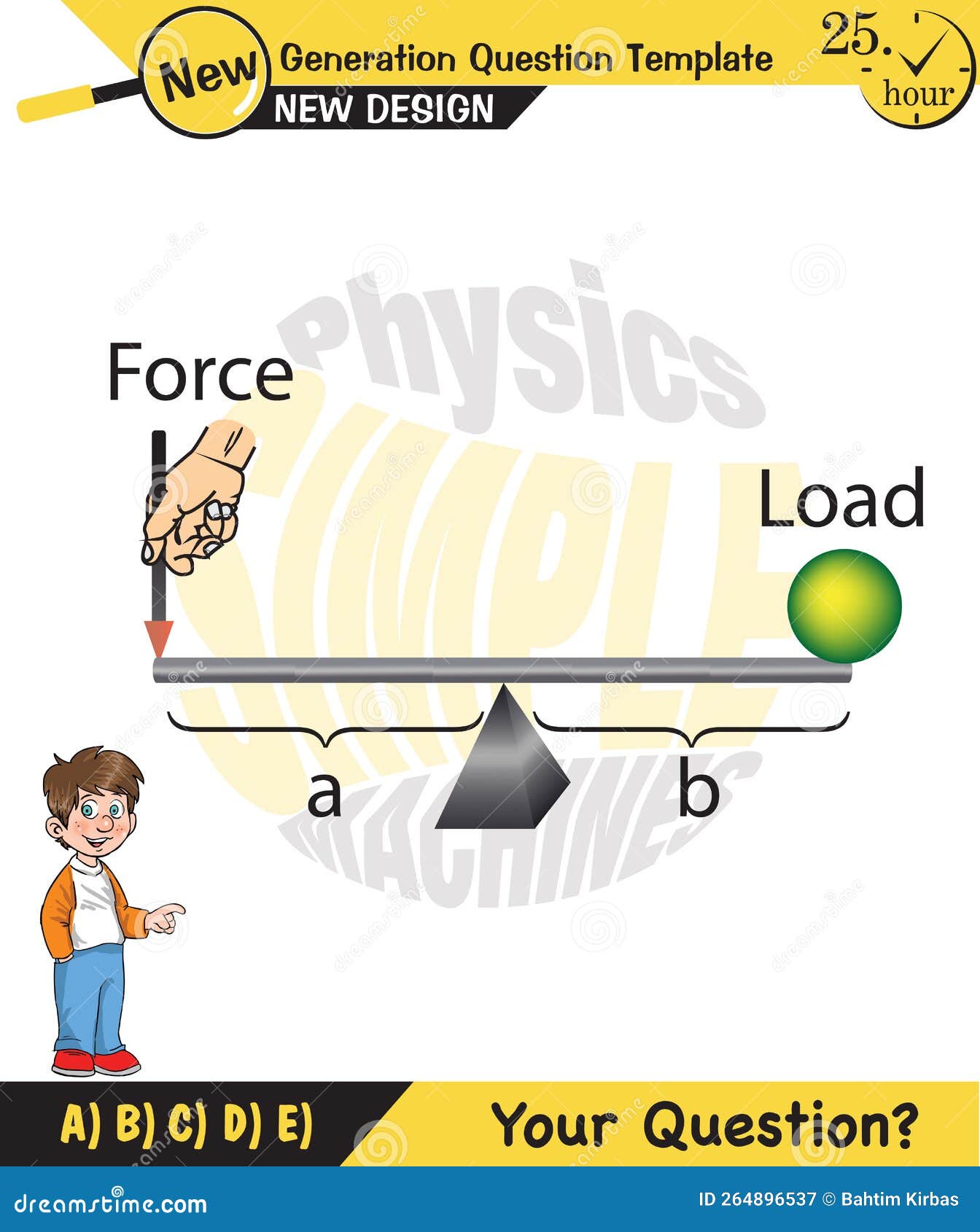 Physics, Lever Examples Vector Illustration, Simple Machines, Next ...