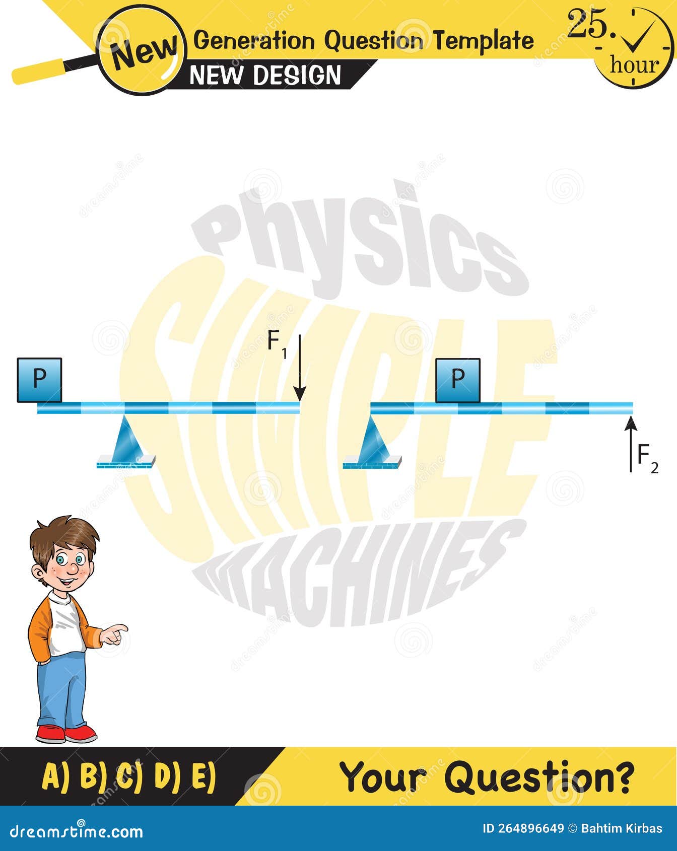 Physics, Lever Examples Vector Illustration, Simple Machines, Next ...