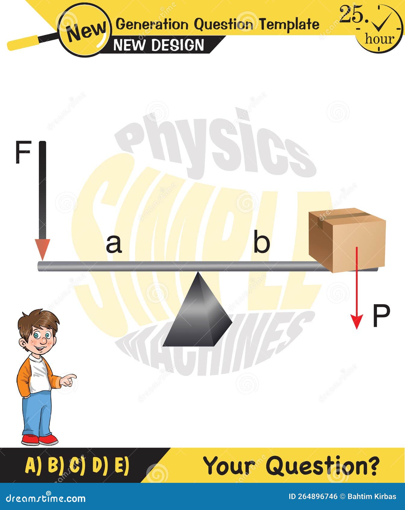 Physics, Lever Examples Vector Illustration, Simple Machines, Next ...