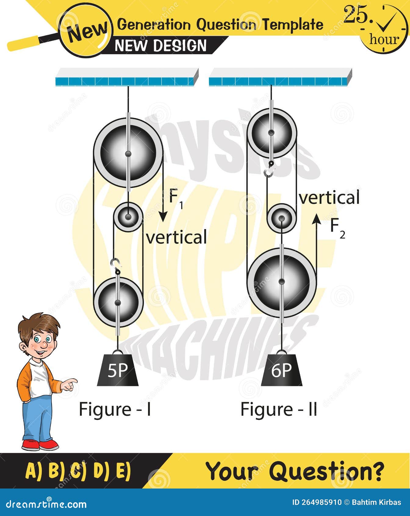 Physics, Science Experiments on Force and Motion with Pulley, Pulley ...
