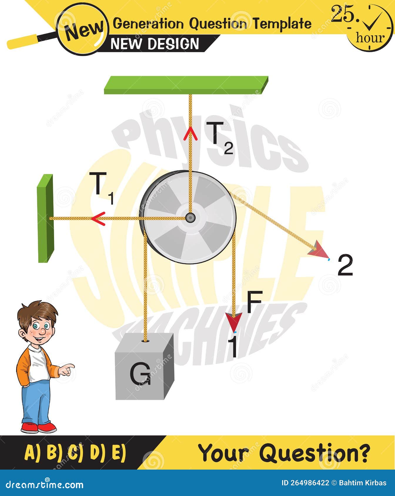 Physics, Science Experiments on Force and Motion with Pulley, Pulley ...