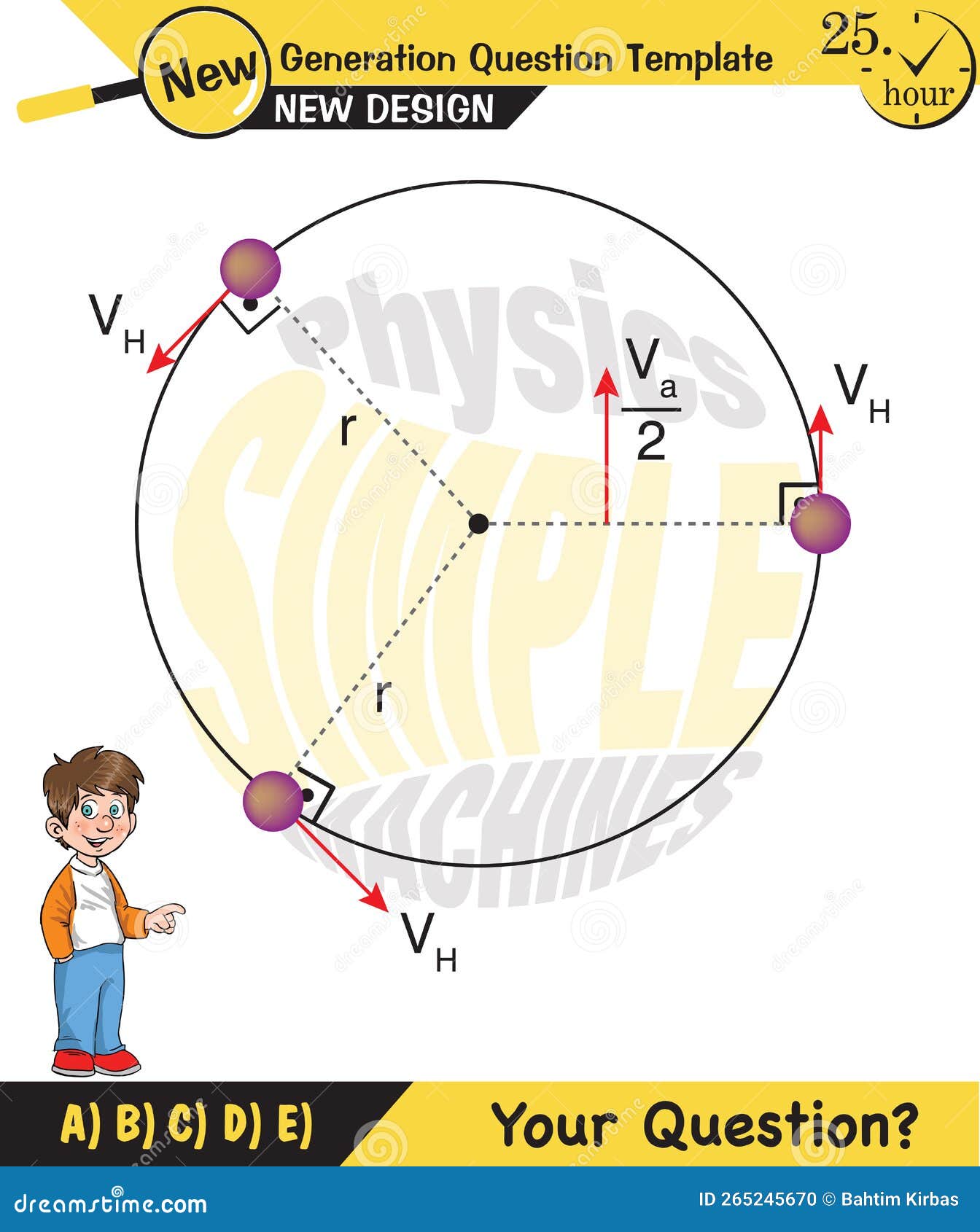Physics, Uniform Circular Motion with Changing Position and Velocity ...