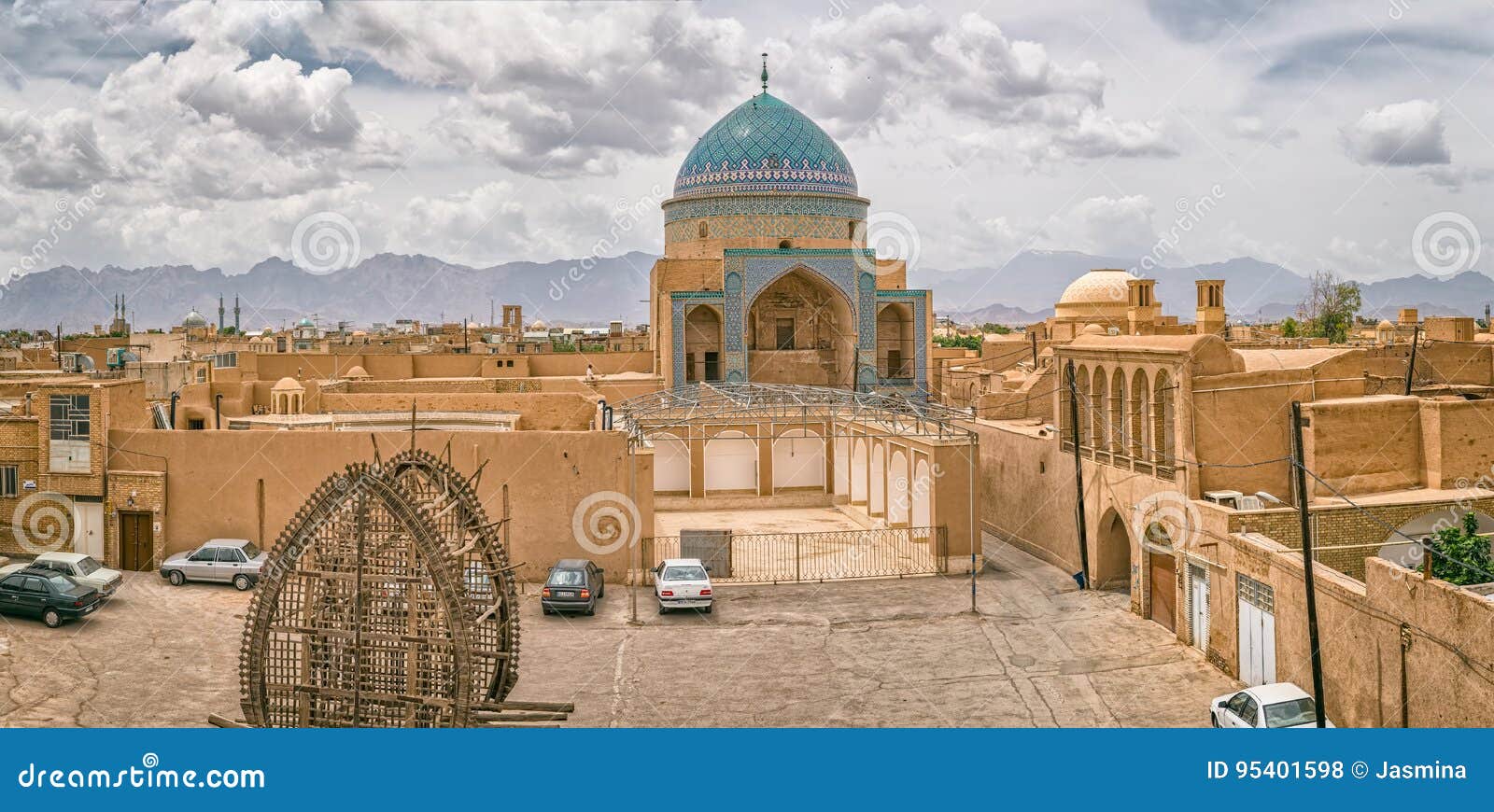 Wooden Nakhl, Commemorative Iranian Structure Stock Photo ...