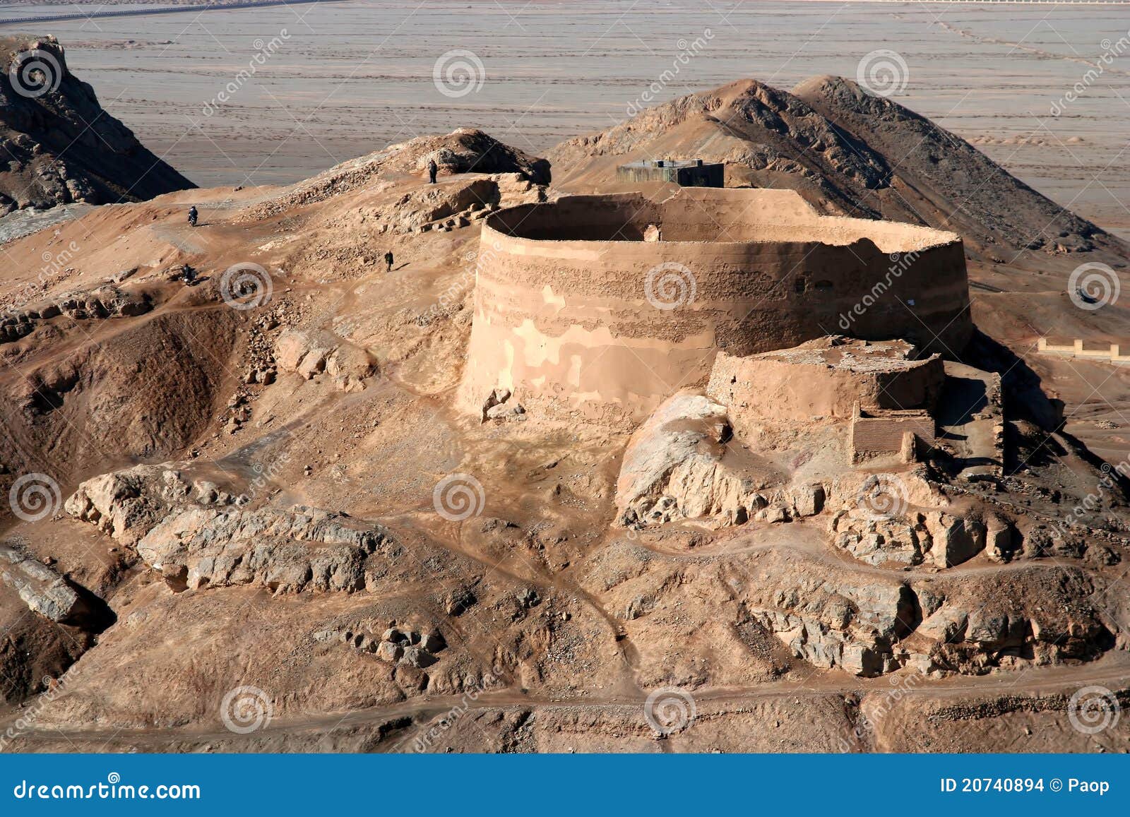 Yazd Tower of Silence stock photo. Image of islam, building - 20740894