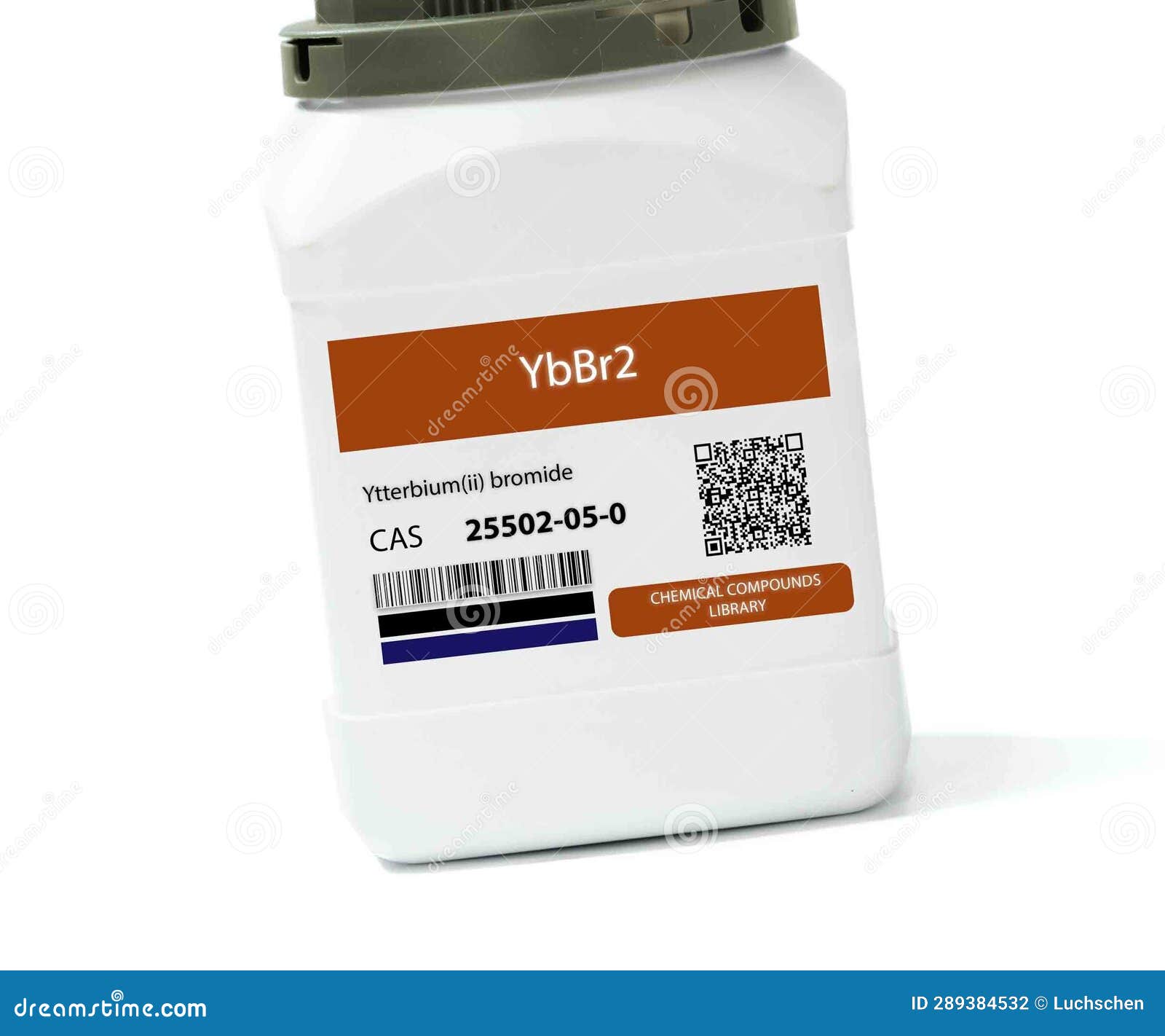 YbBr2 - Ytterbium bromide stock photo. Image of ybbr2 - 289384532