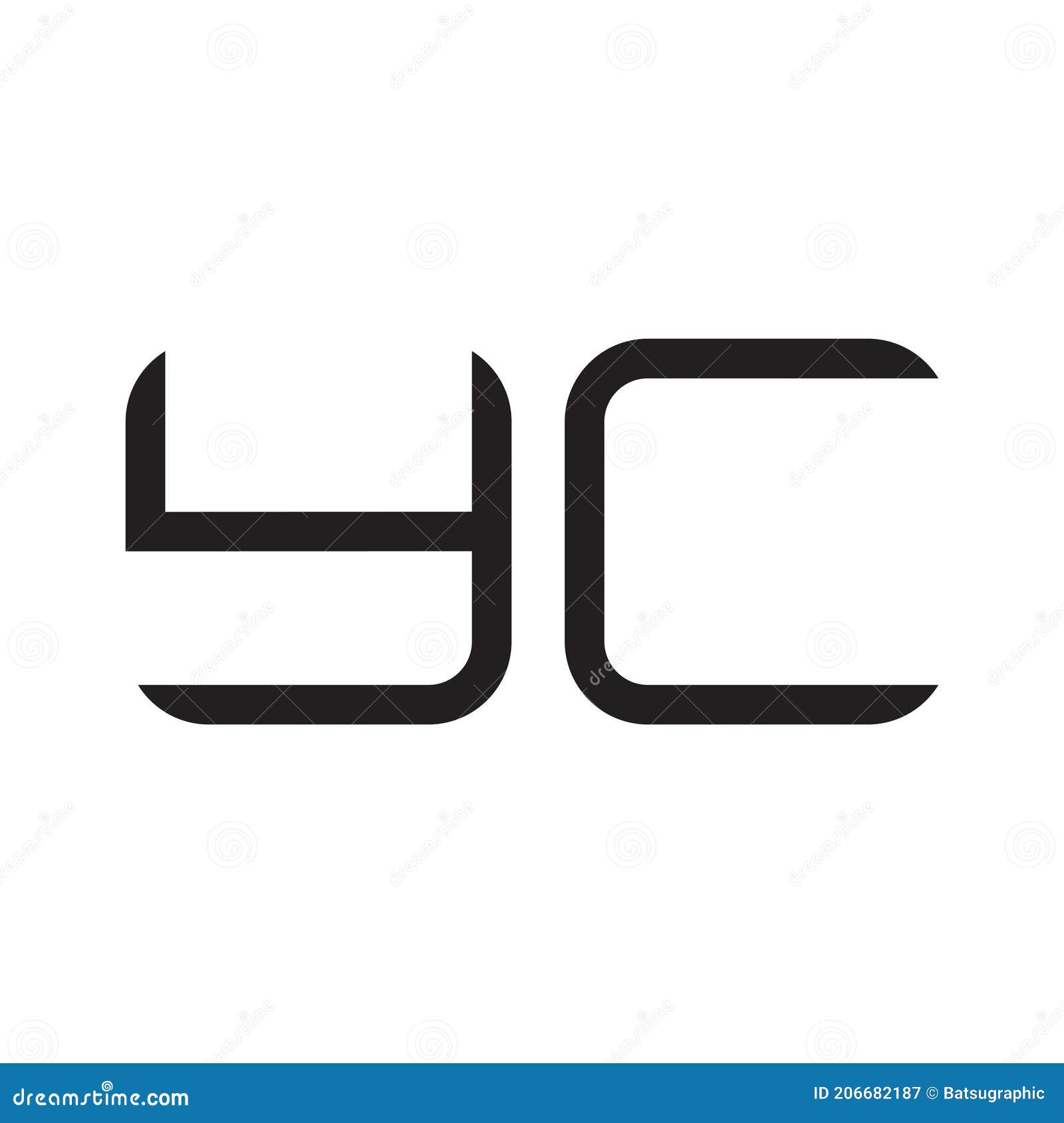 Yc Initial Letter Vector Logo Icon Stock Vector - Illustration of ...