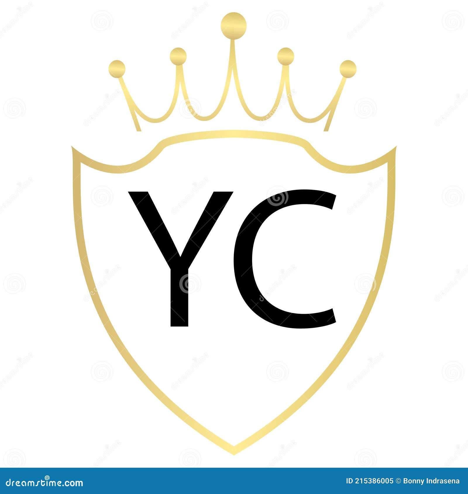 YC Letter Logo Design with Simple Style Stock Vector - Illustration of ...