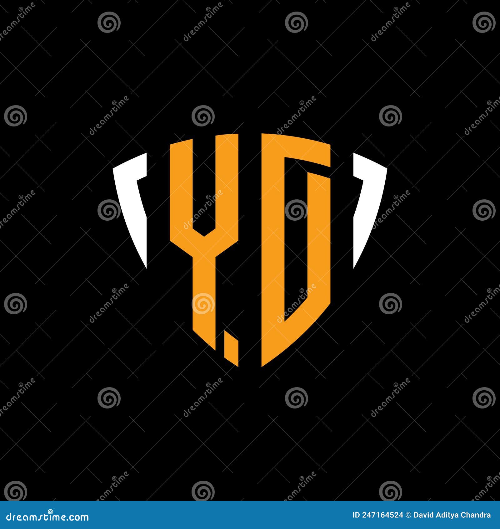 YD Logo Monogram Design Template Stock Vector - Illustration of ...