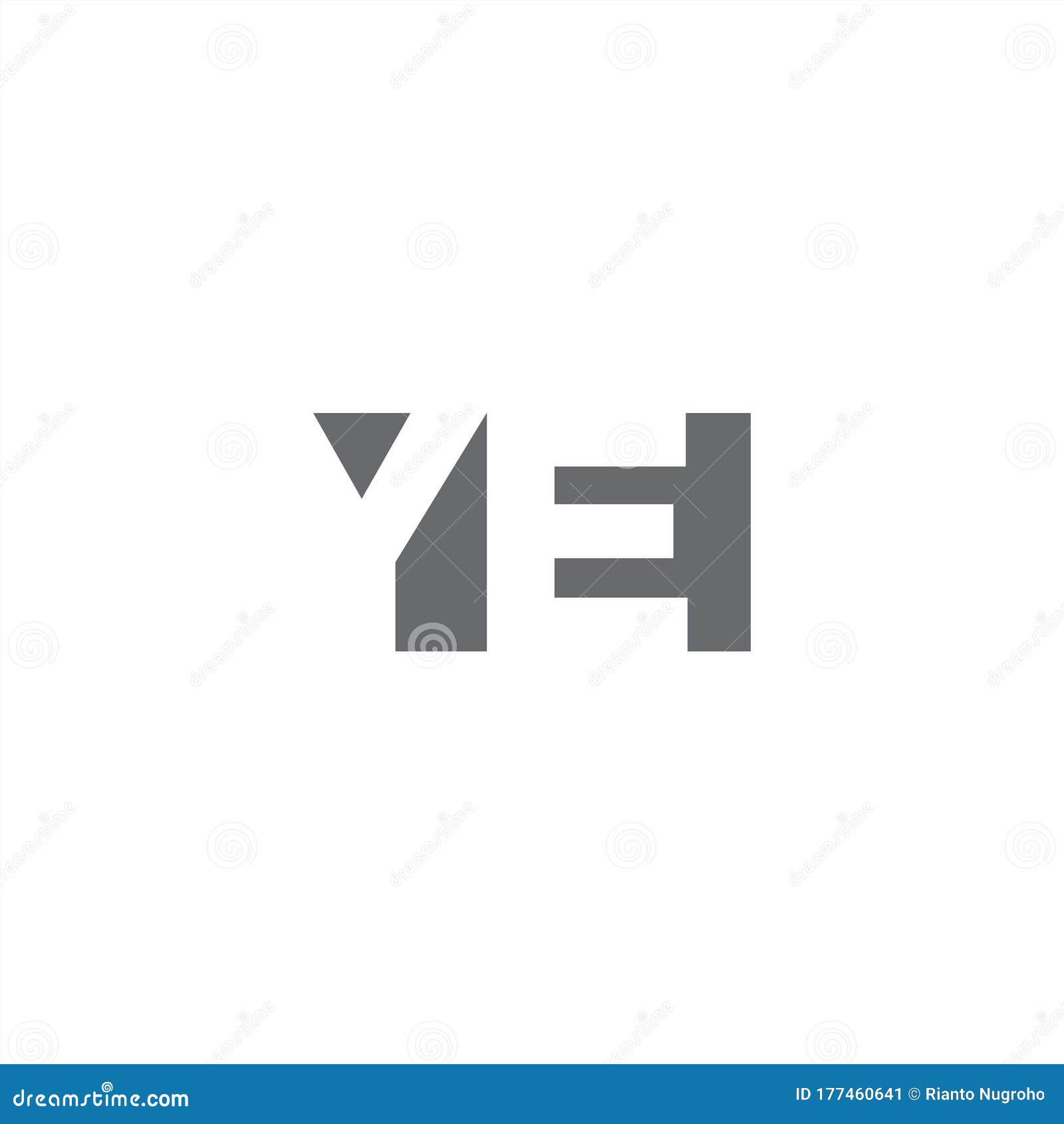 YE Logo Monogram with Negative Space Style Design Template Stock Vector ...