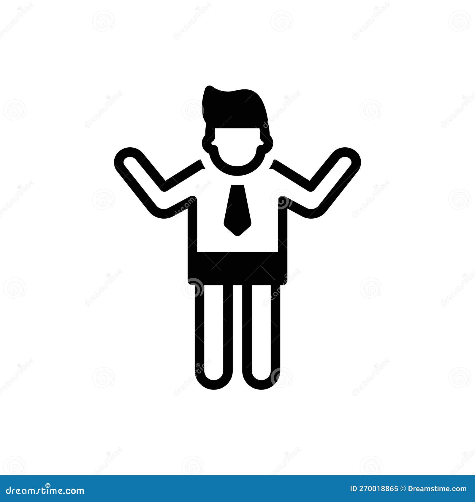 Black Solid Icon for Yea, Yes and Person Stock Vector - Illustration of ...