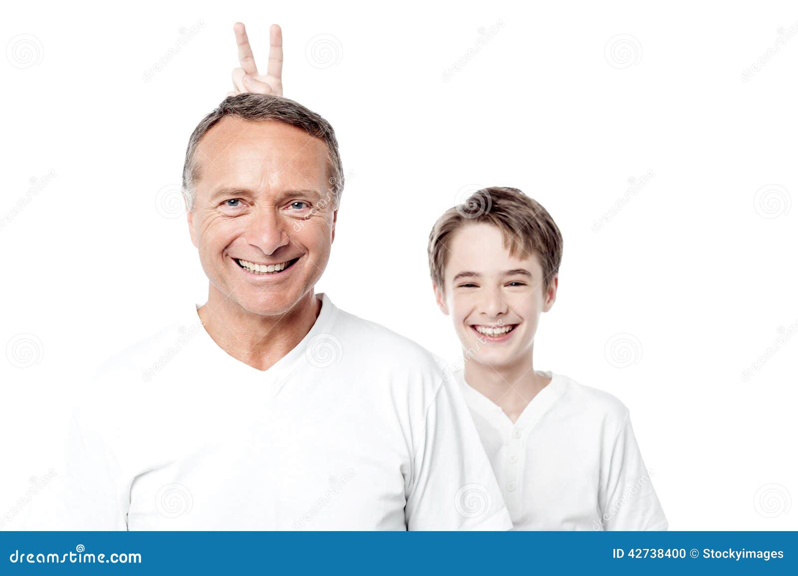 Yeah ! we are Happy Today ! Stock Photo - Image of bonding, aged: 42738400
