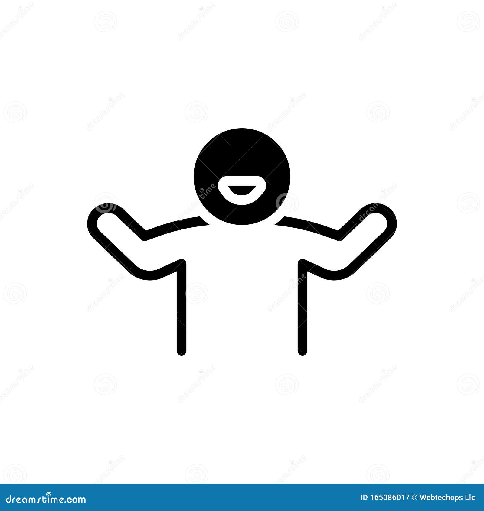 Black Solid Icon for Yeah, Yes and Bubble Stock Illustration ...