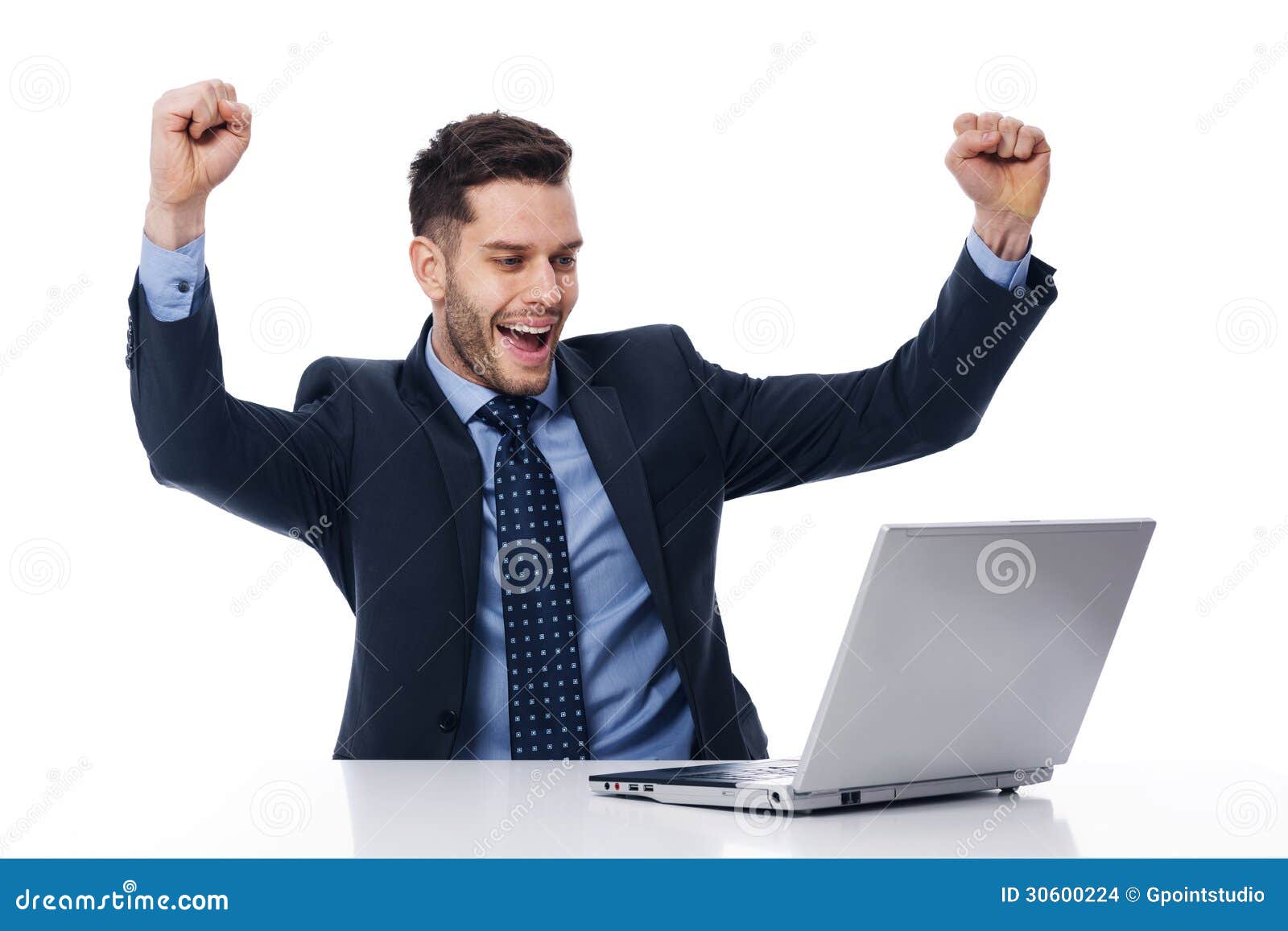 Yeah, it works! stock photo. Image of enjoyment, looking - 30600224