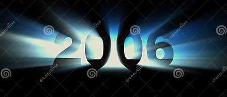 Year 2006 blue stock illustration. Illustration of blue - 383262