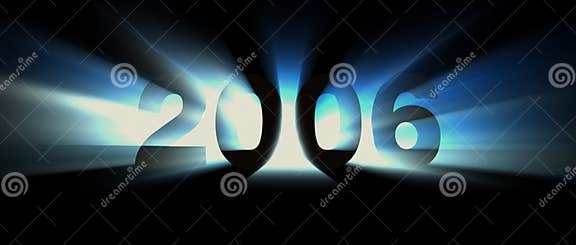 Year 2006 blue stock illustration. Illustration of blue - 383262