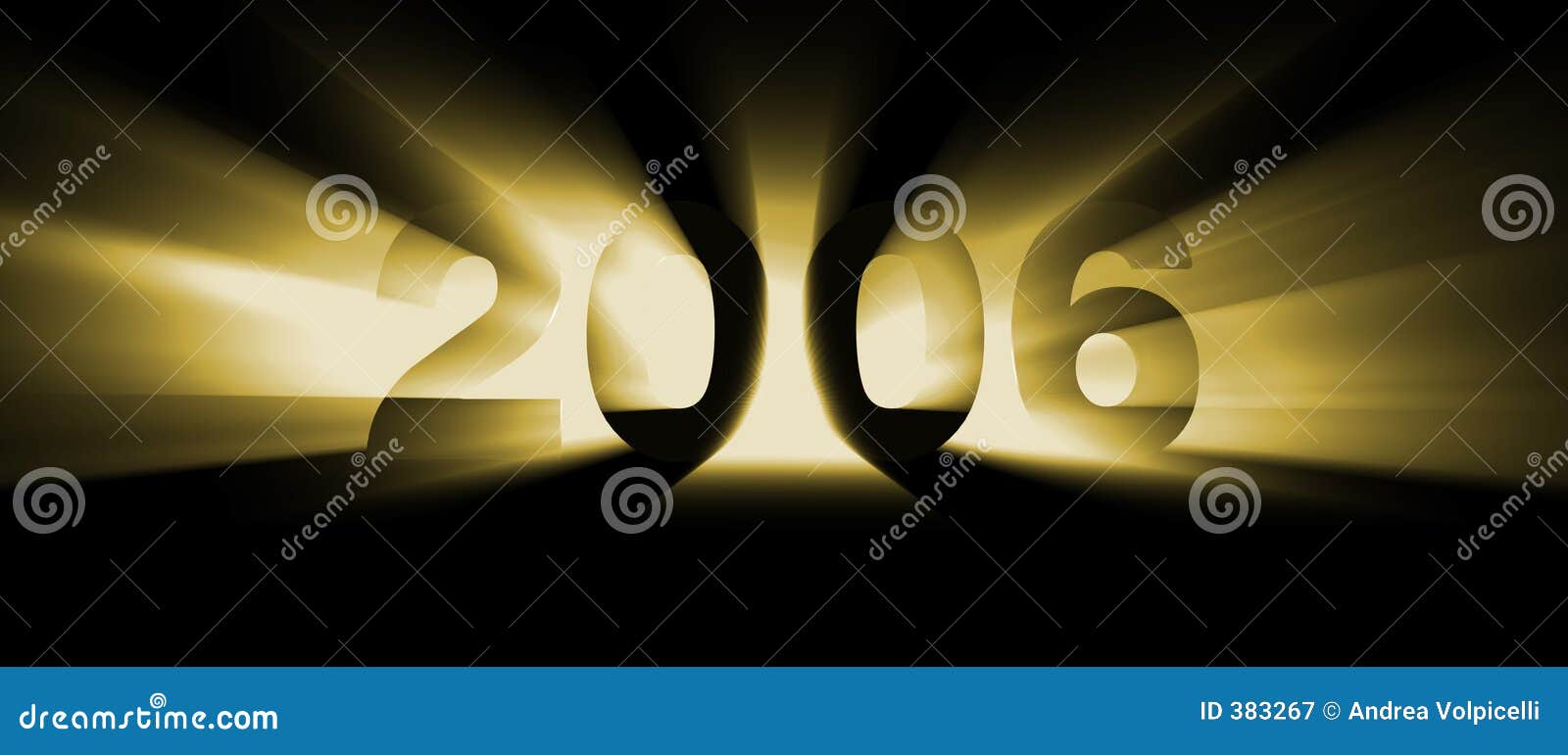 Year 2006 yellow stock illustration. Illustration of december - 383267