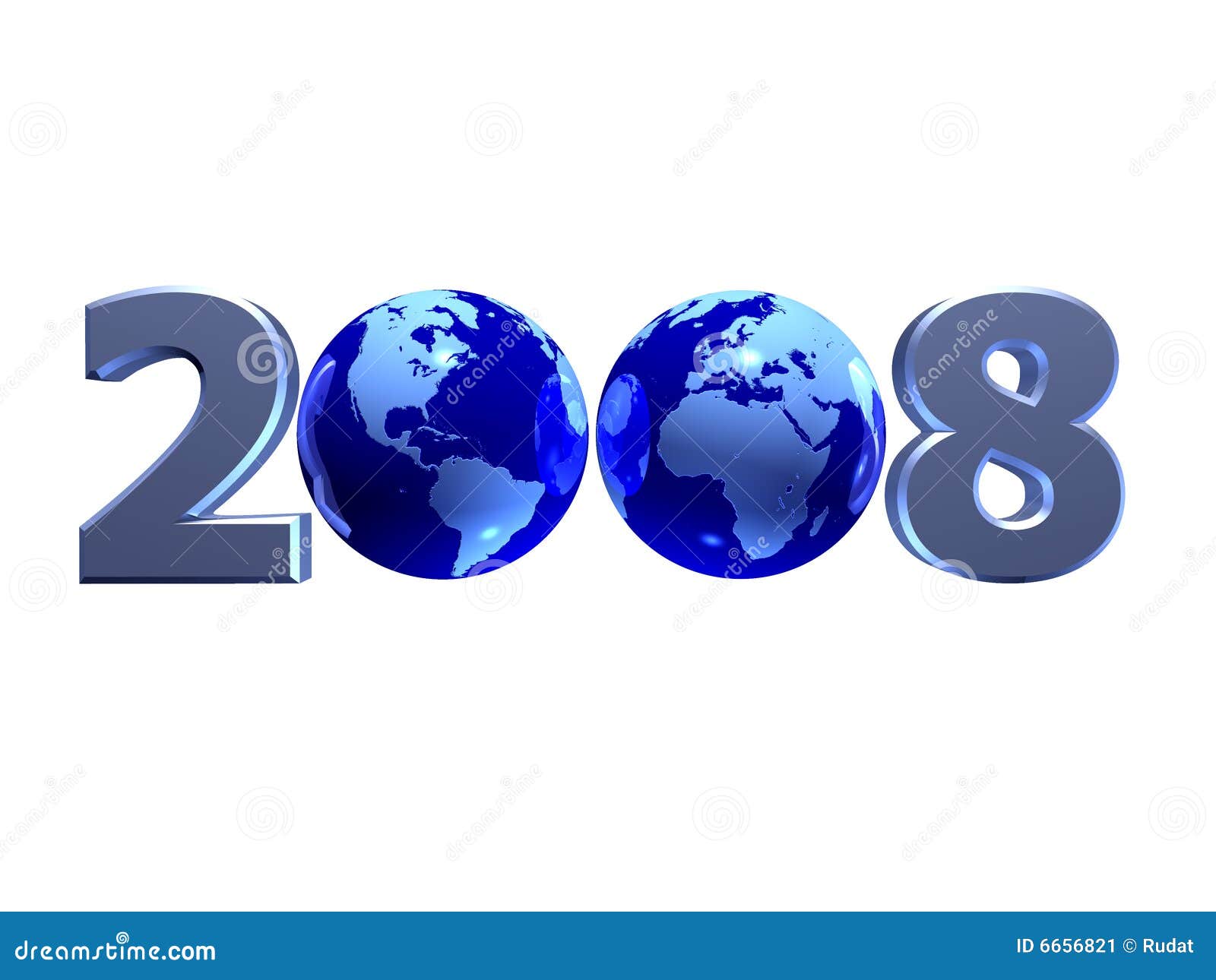 Year 2008 stock illustration. Illustration of globe, design - 6656821