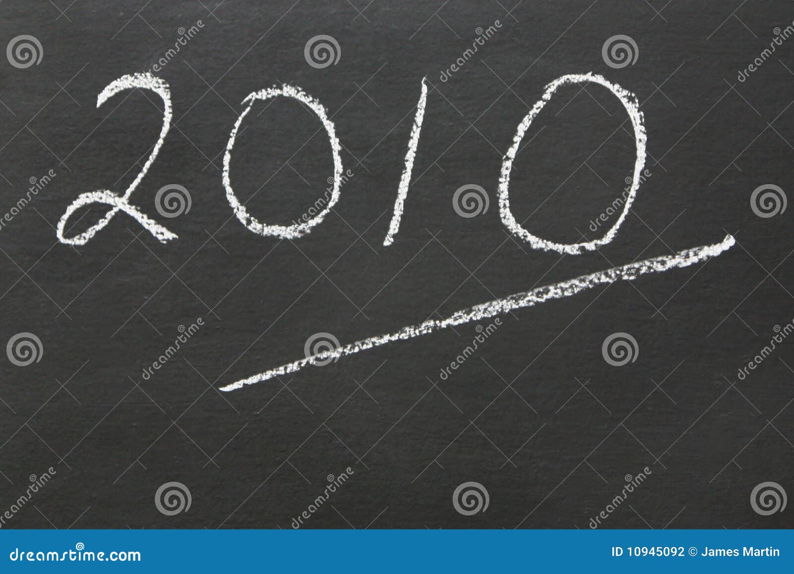 Year 2010 stock photo. Image of year, blackboard, slate - 10945092