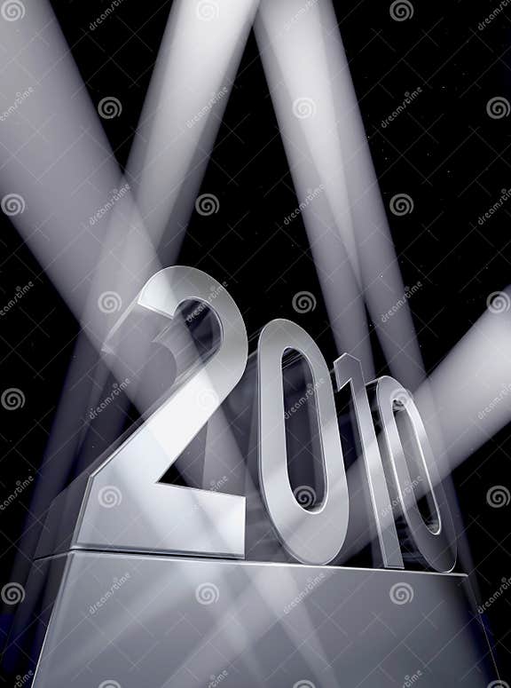 Year 2010 stock illustration. Illustration of party, midnight - 10982016