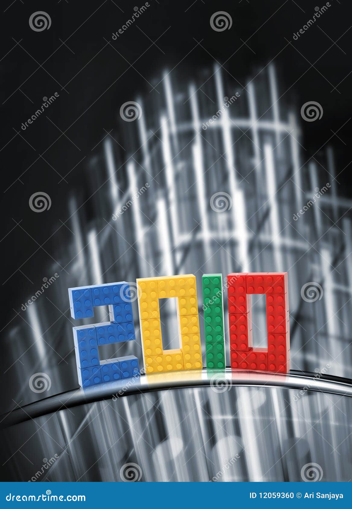 Year 2010 stock illustration. Illustration of graph, party - 12059360
