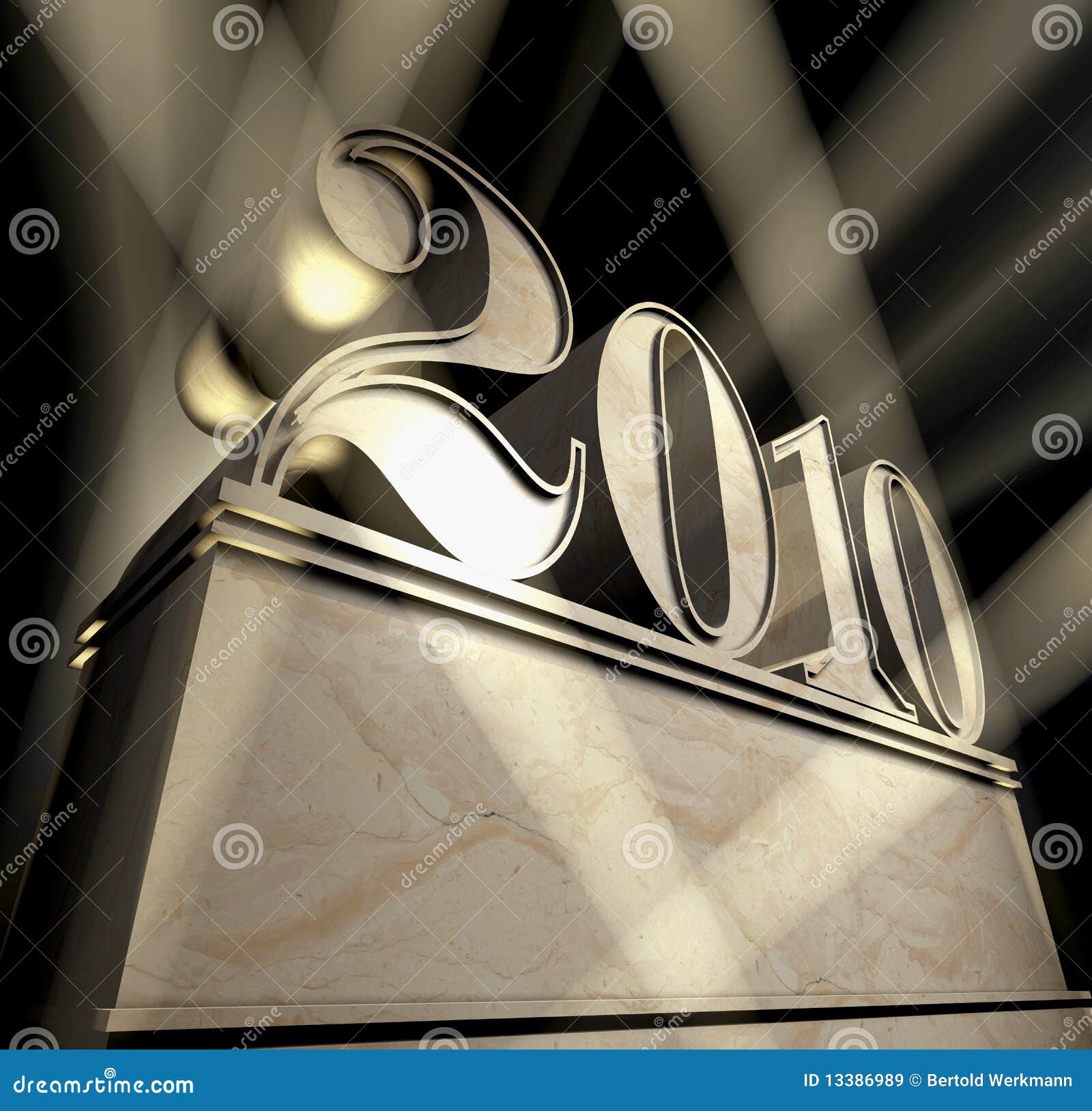 Year 2010 stock image. Image of anniversary, success - 13386989