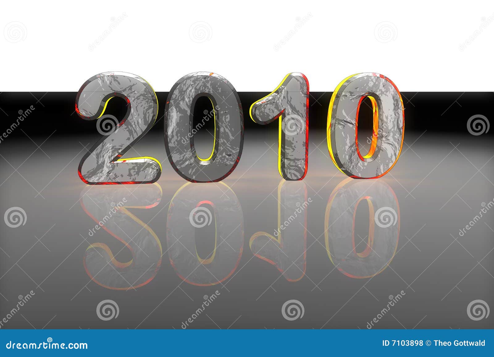 Year 2010 stock illustration. Illustration of numbers - 7103898