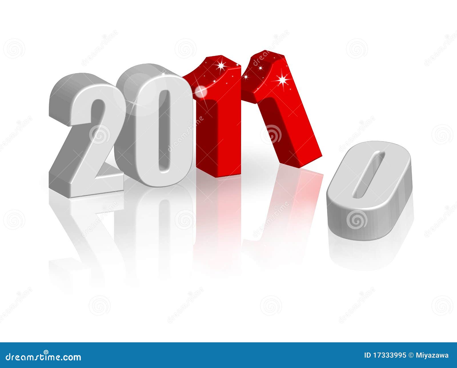 Year 2011 stock illustration. Illustration of white, isolated - 17333995