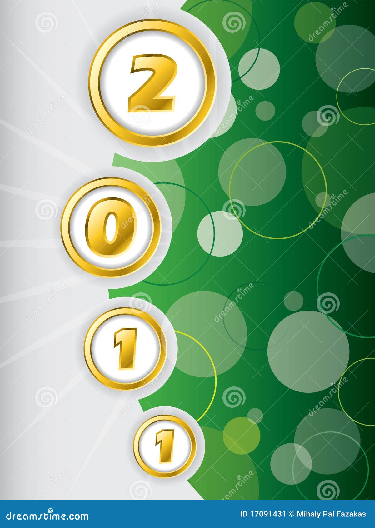 Year 2011 background stock vector. Illustration of start - 17091431