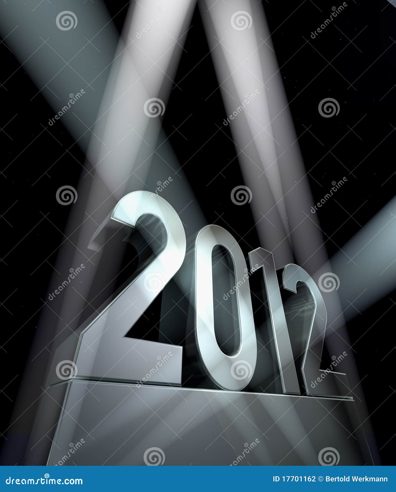 Year 2012 stock photo. Image of monument, night, silver - 17701162