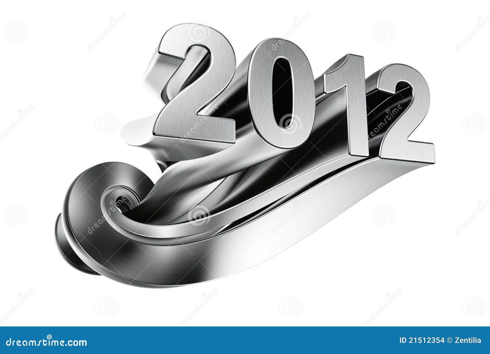 Year 2012 stock illustration. Illustration of year, render - 21512354
