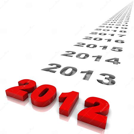 Year 2012 stock illustration. Illustration of date, anticipation - 22091853