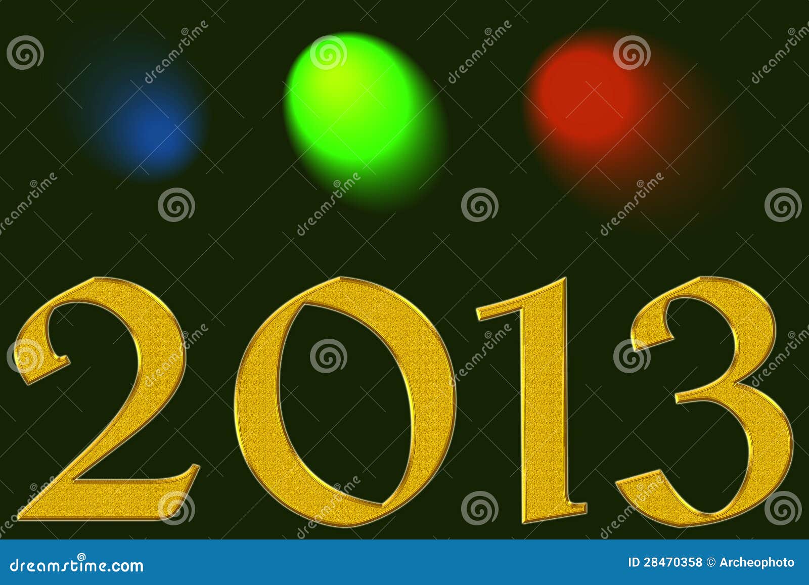 Year 2013. stock illustration. Illustration of celebration - 28470358