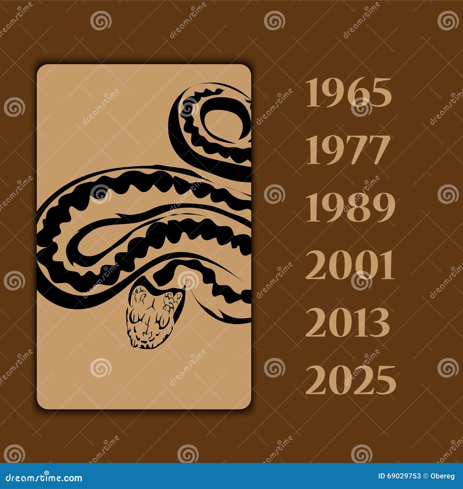 Year Animal Snake Vector Image Stock Vector - Illustration of design ...
