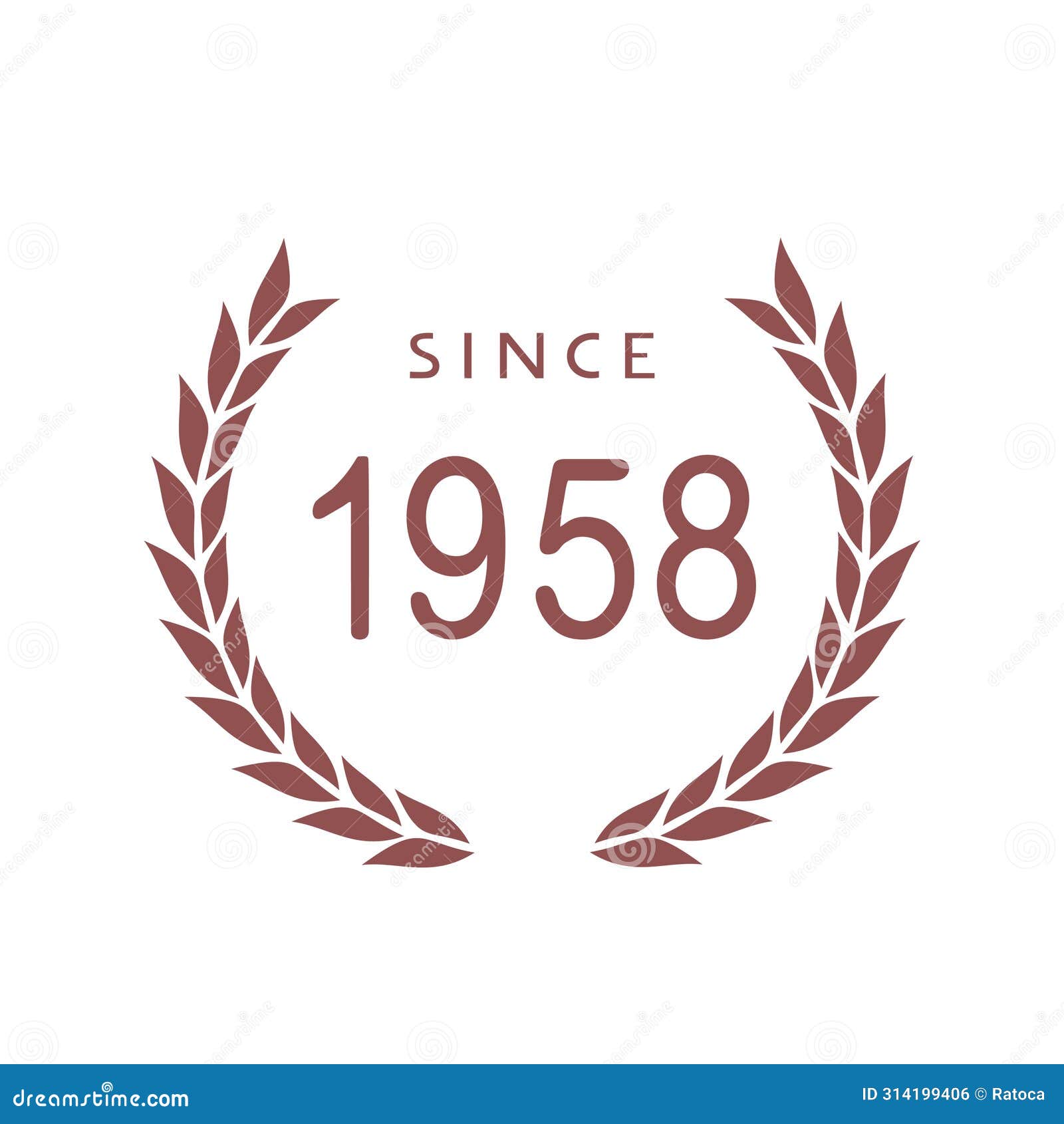 Since 1958 Year Anniversary Celebration Stock Illustration ...