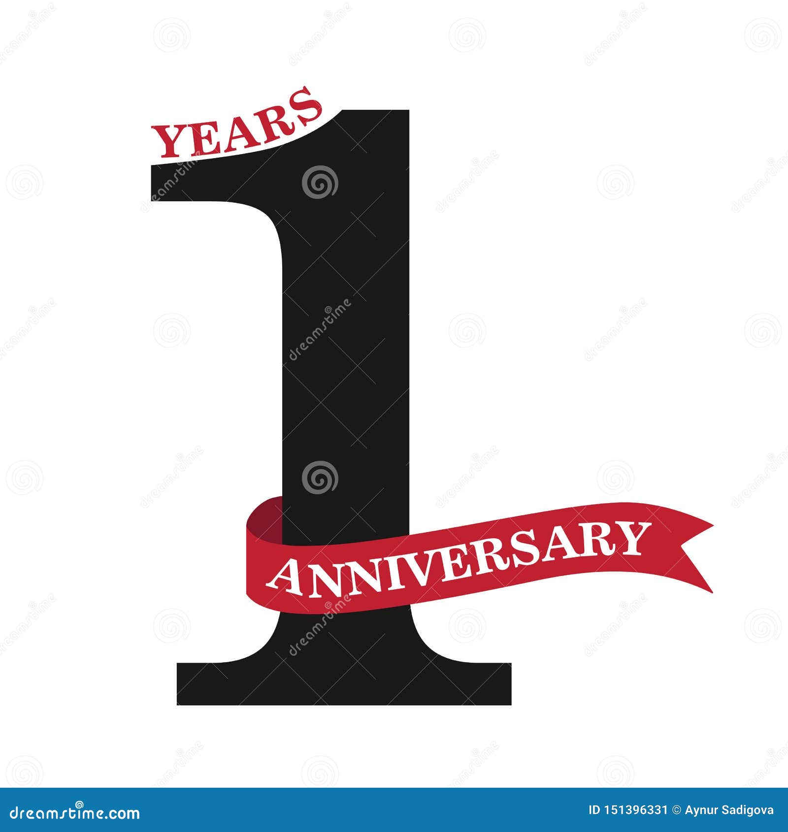 1 Year Anniversary Celebration. . Anniversary Icon or Label. One Year ...