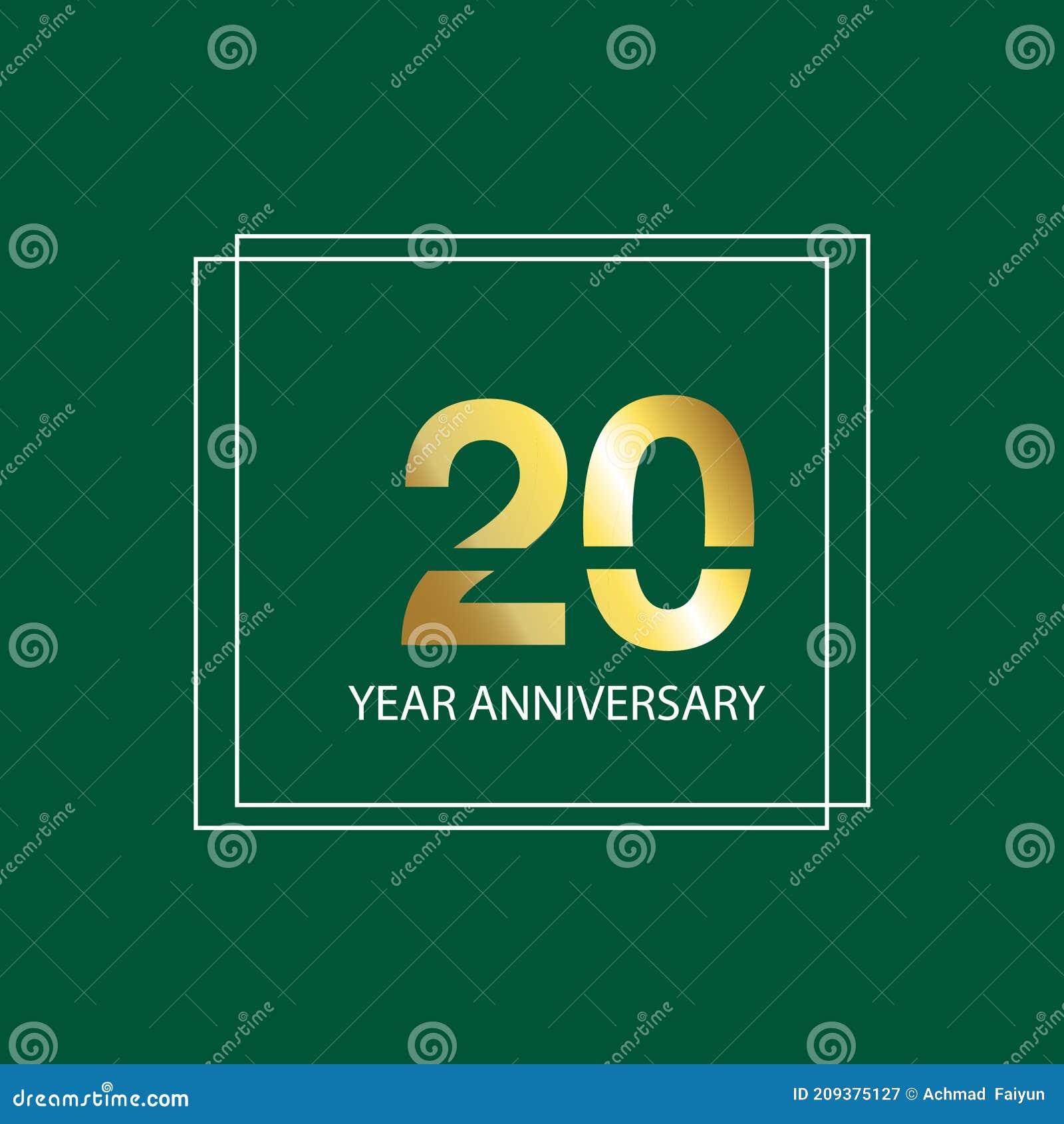 20 Th Design Template. Vector and Illustration Stock Vector ...