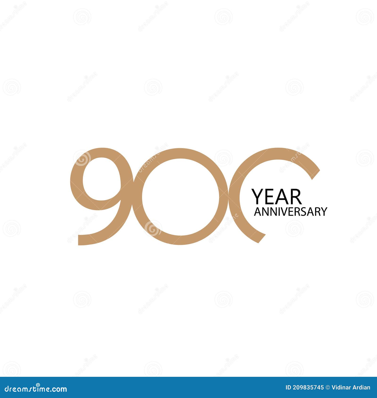 900 Year Anniversary Celebration Vector Template Design Illustration ...