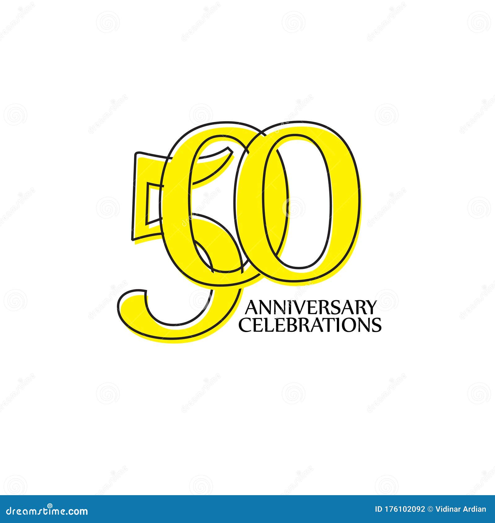 500 Year Anniversary CELEBRATIONS Vector Template Design Illustration ...