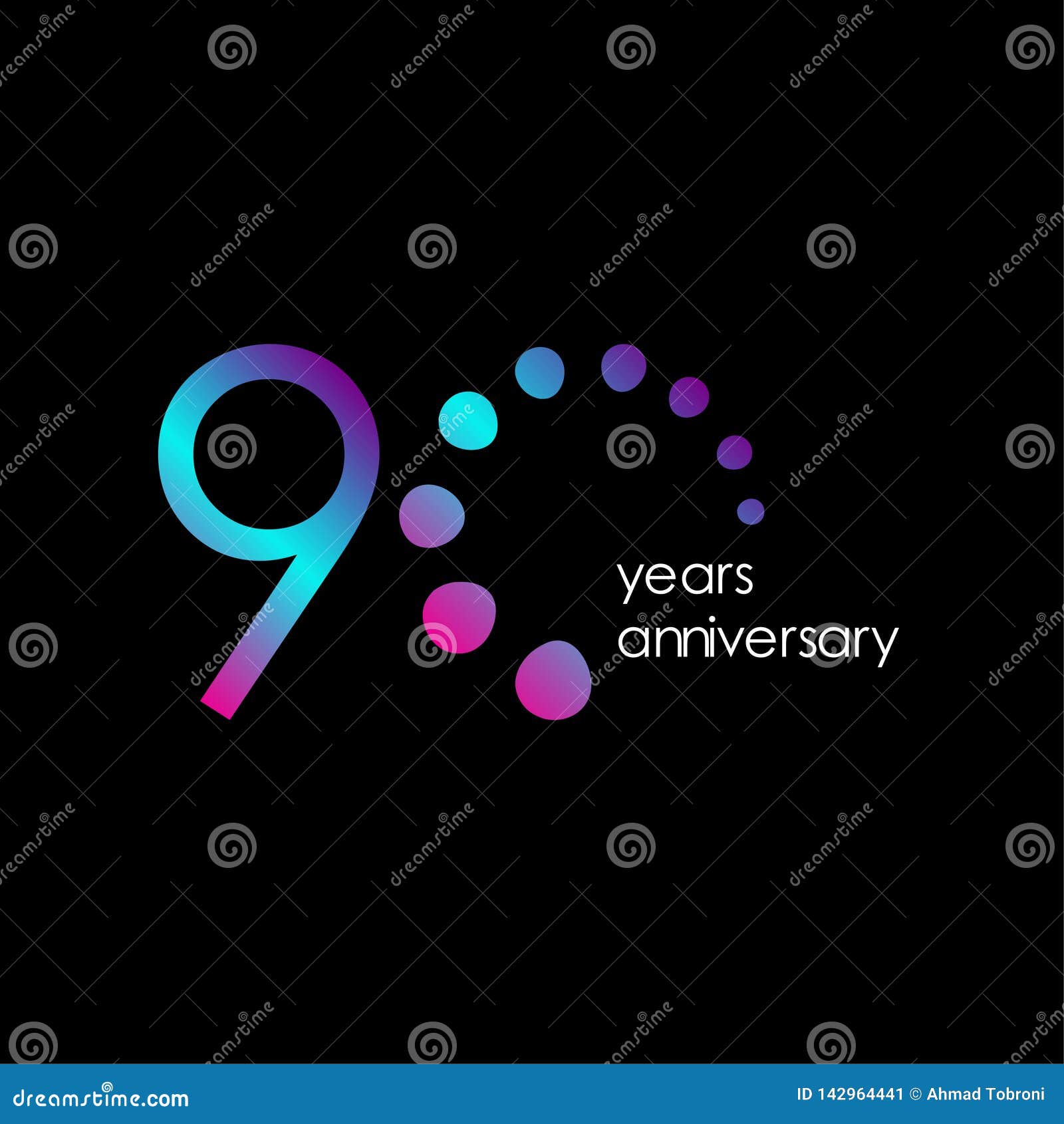 90 Year Anniversary Vector Template Design Illustration Stock Image ...