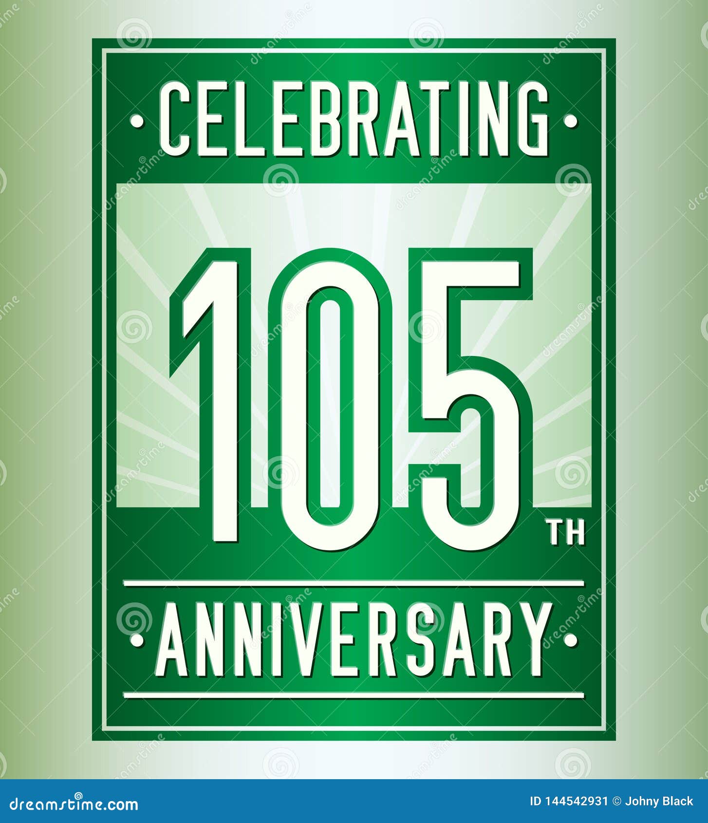 105 Years Celebrating Anniversary Design Template. 105th Logo. Vector ... 105 Years Celebrating Anniversary Design Template. 105th Logo. Vector ...