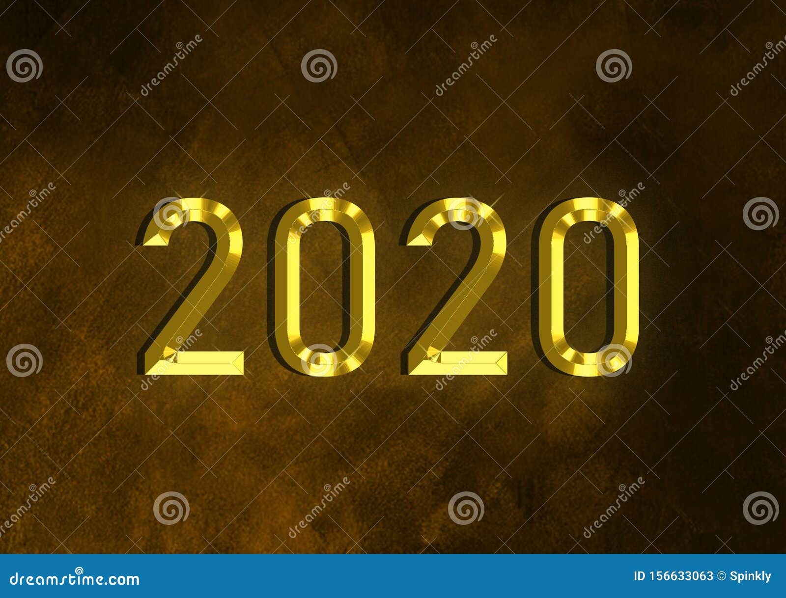 The Year of 2020 Background Wallpaper Stock Illustration - Illustration ...