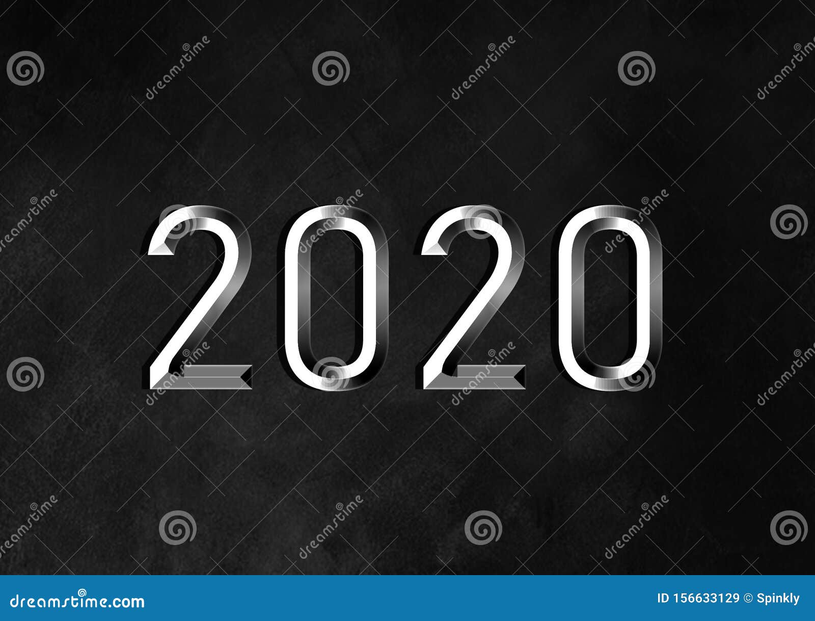 The Year of 2020 Background Wallpaper Stock Illustration - Illustration ...