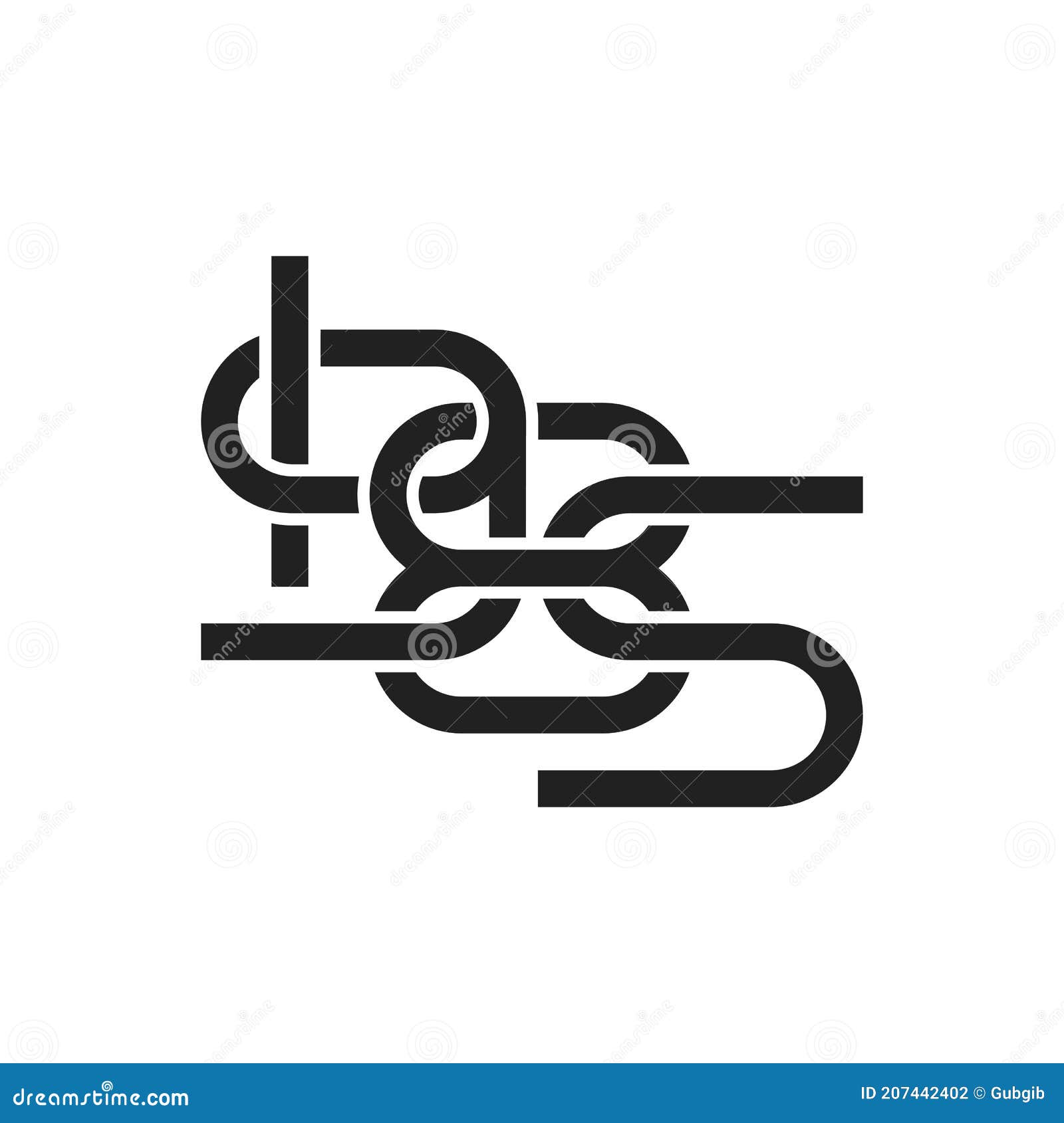 1985 Year College Font Vector Illustration | CartoonDealer.com #107160262