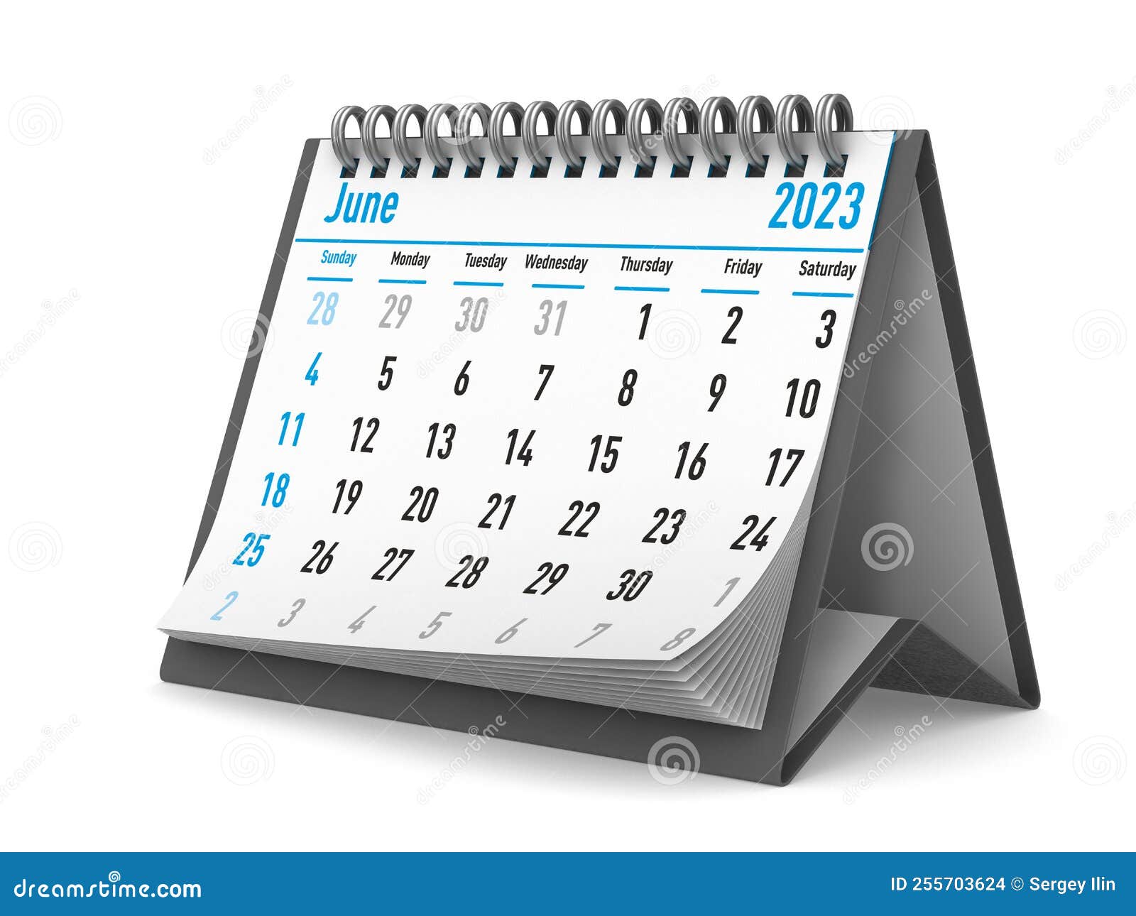 2023 Year. Calendar for June Stock Illustration - Illustration of ...