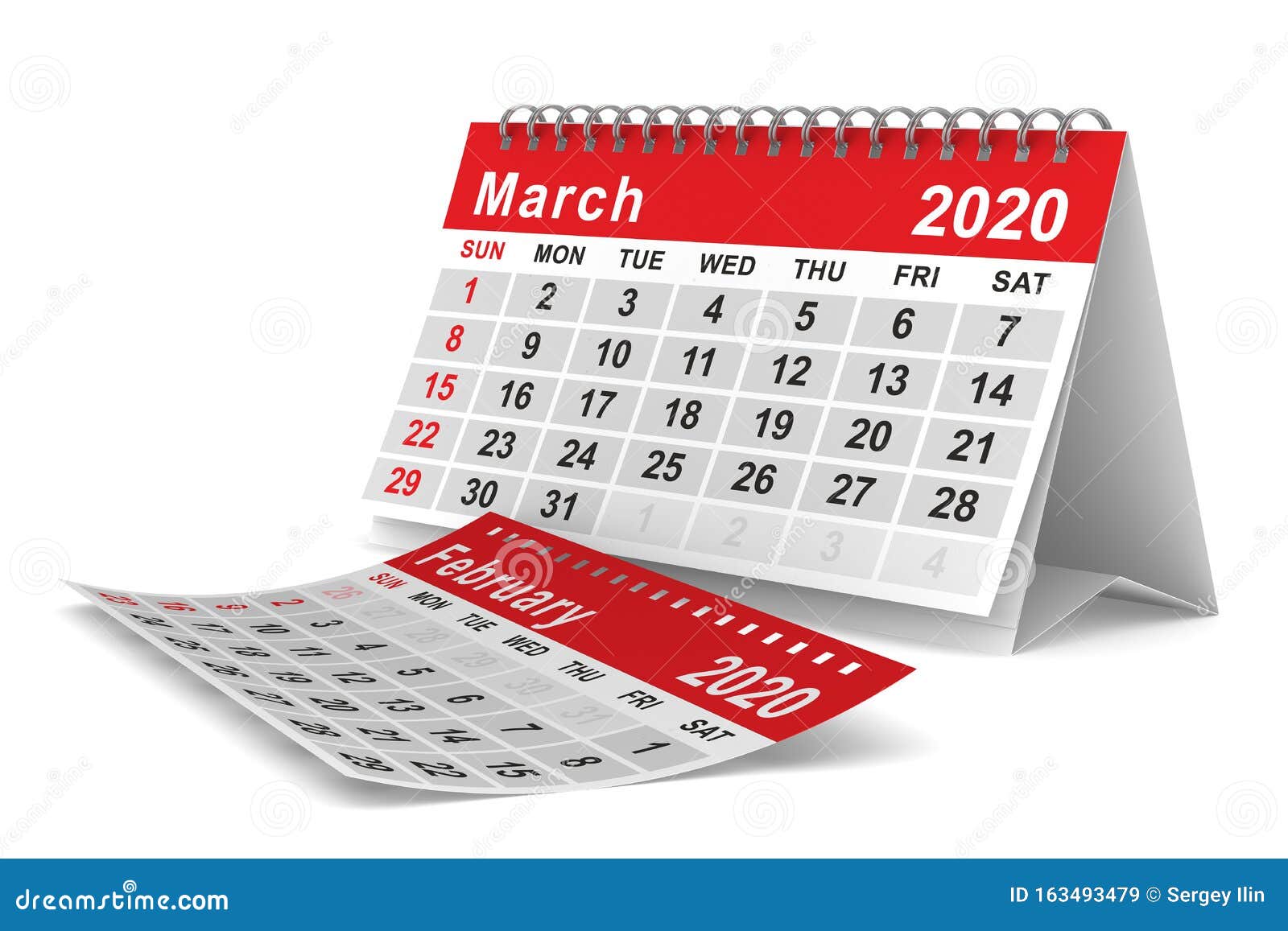 2020 Year. Calendar for March Stock Illustration - Illustration of ...