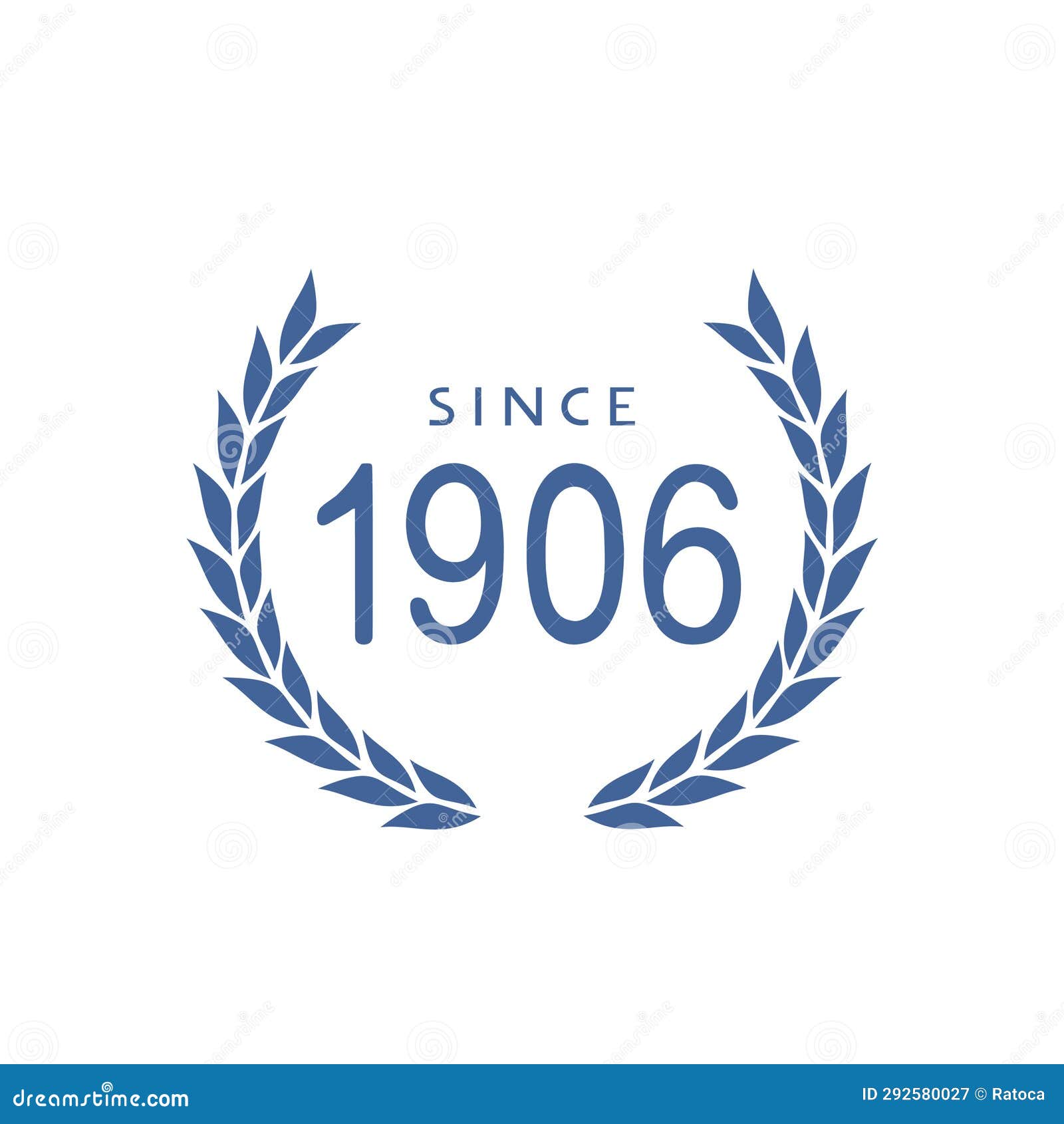 Since 1906 Year Celebration Stock Vector - Illustration of invitation ...