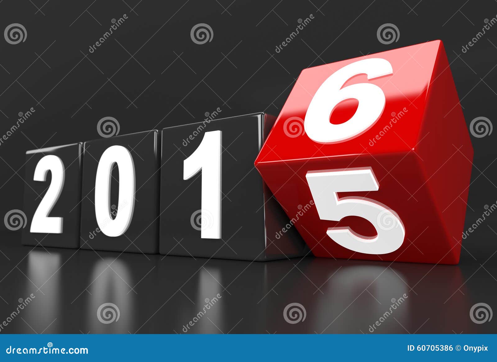 Year 2015 changes to 2016 stock illustration. Illustration of season ...