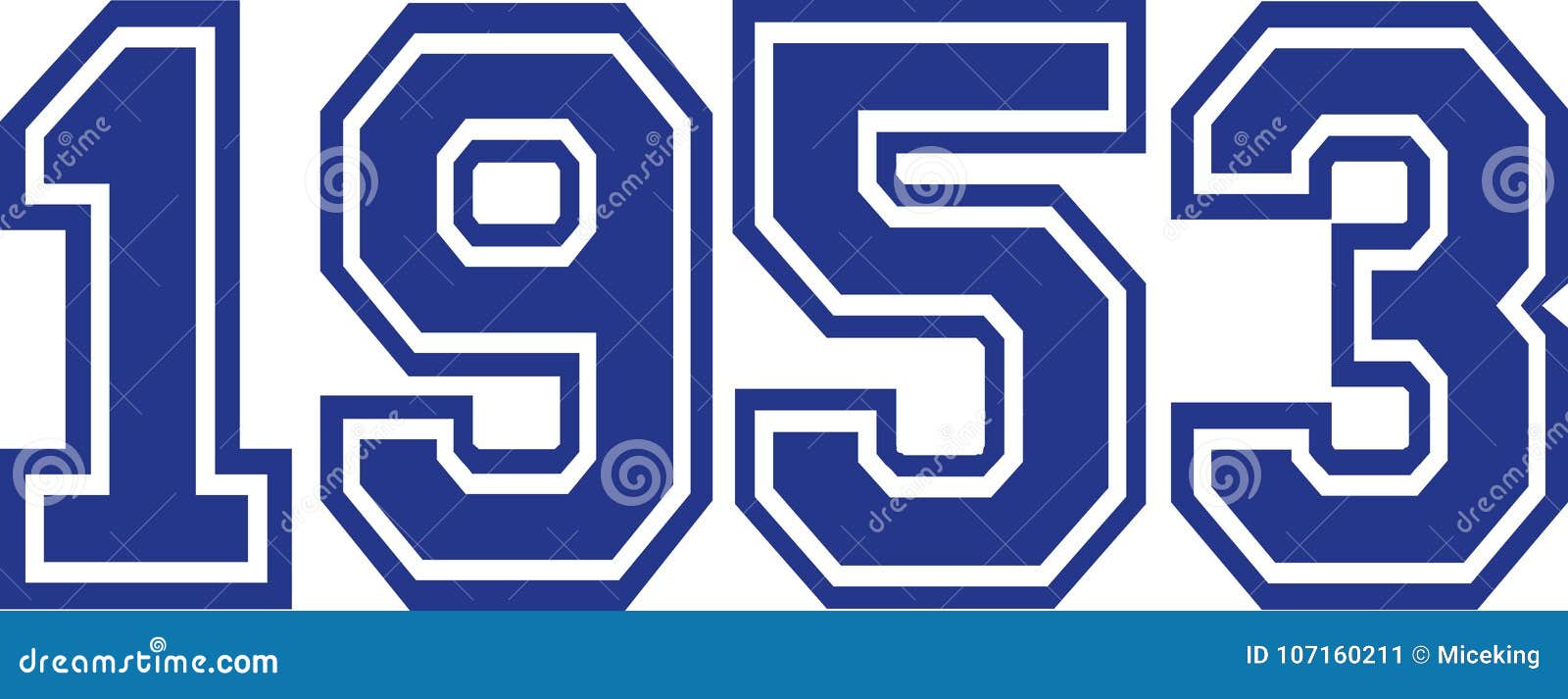 1953 Year College Font Royalty-Free Stock Photo | CartoonDealer.com ...